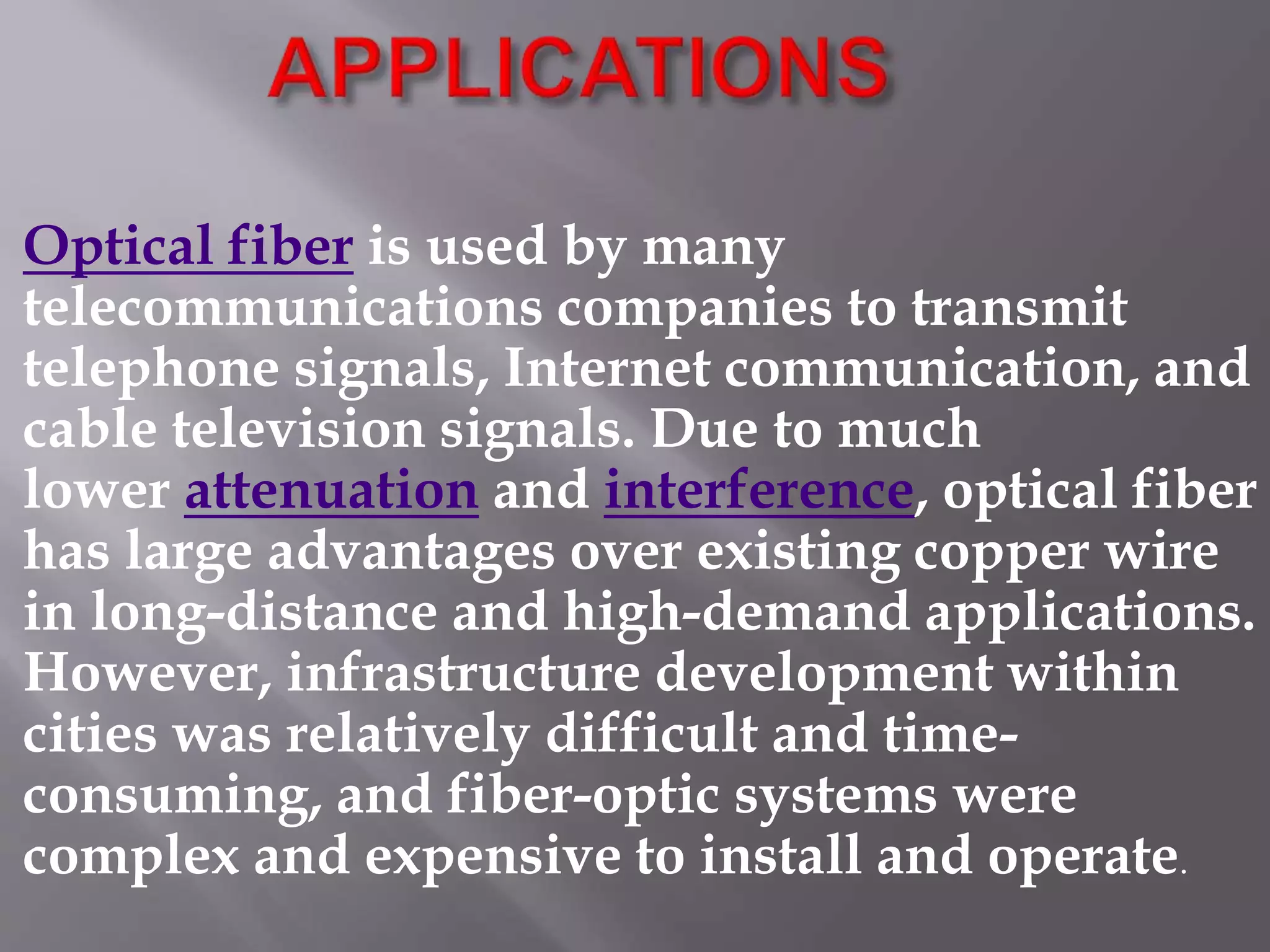 Fiber optic communication | PPTX | Computer Networking | Computing