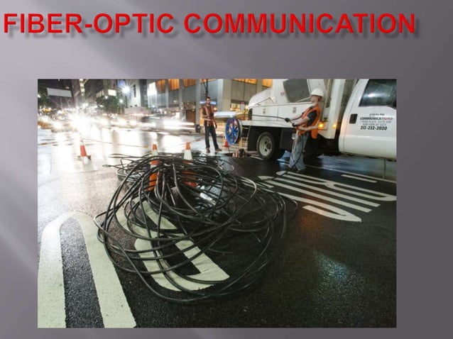 Fiber optic communication | PPTX | Computer Networking | Computing