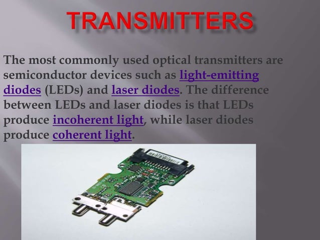 Fiber optic communication | PPTX | Computer Networking | Computing