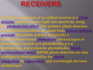 Fiber optic communication | PPTX