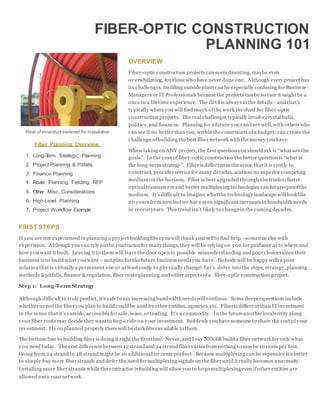 Fiber optic construction planning 101 | DOCX