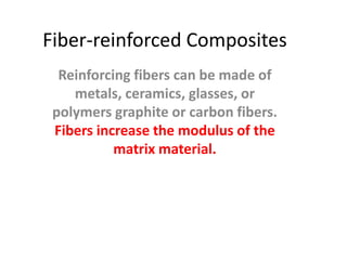 Fiber reinforced composites | PPTX