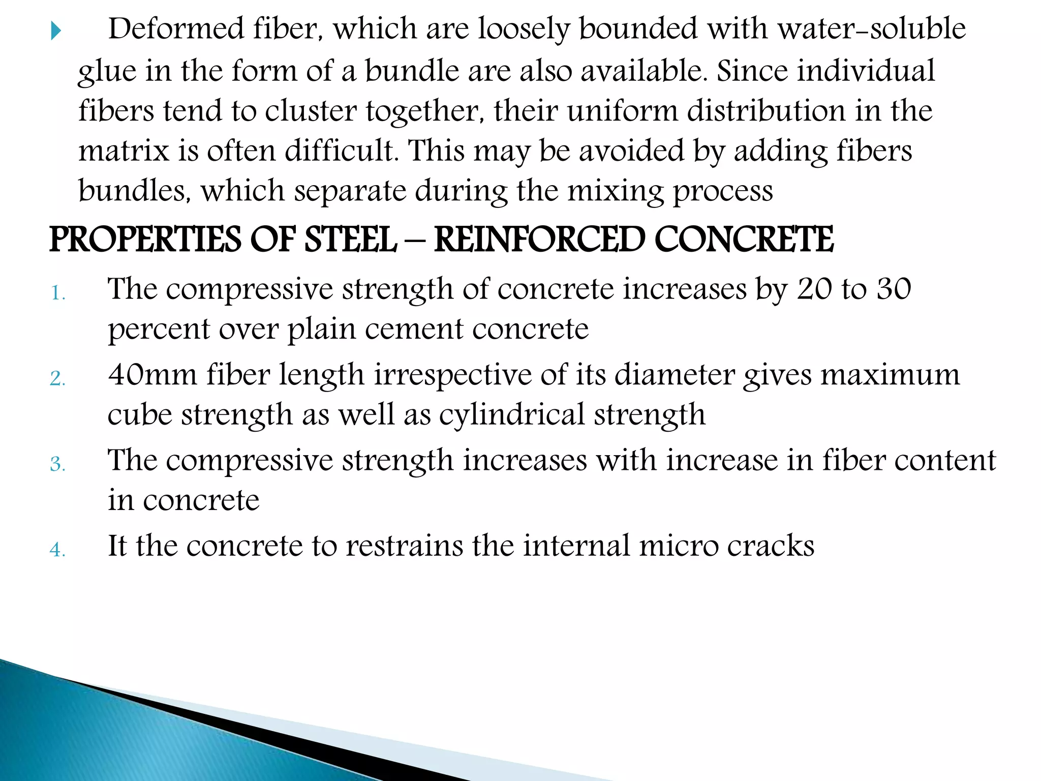 Fiber reinforced concrete | PPTX