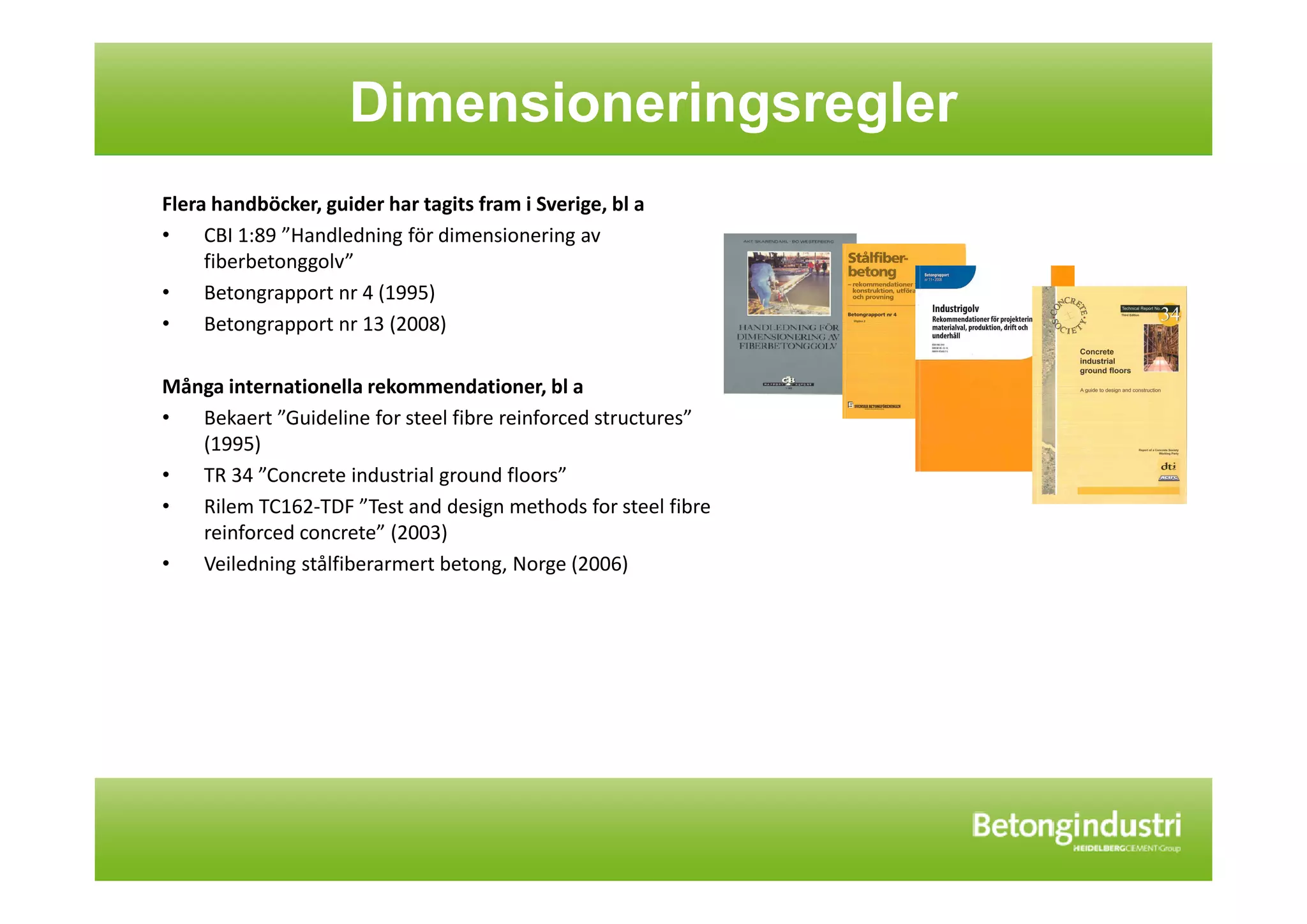 Dimensionering av fiberbetongkonstruktioner enligt SS 812310 - Jonas Carlswärd | PDF