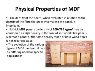 Fiber board and Particle Board | PPTX