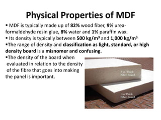 Fiber board and Particle Board | PPTX