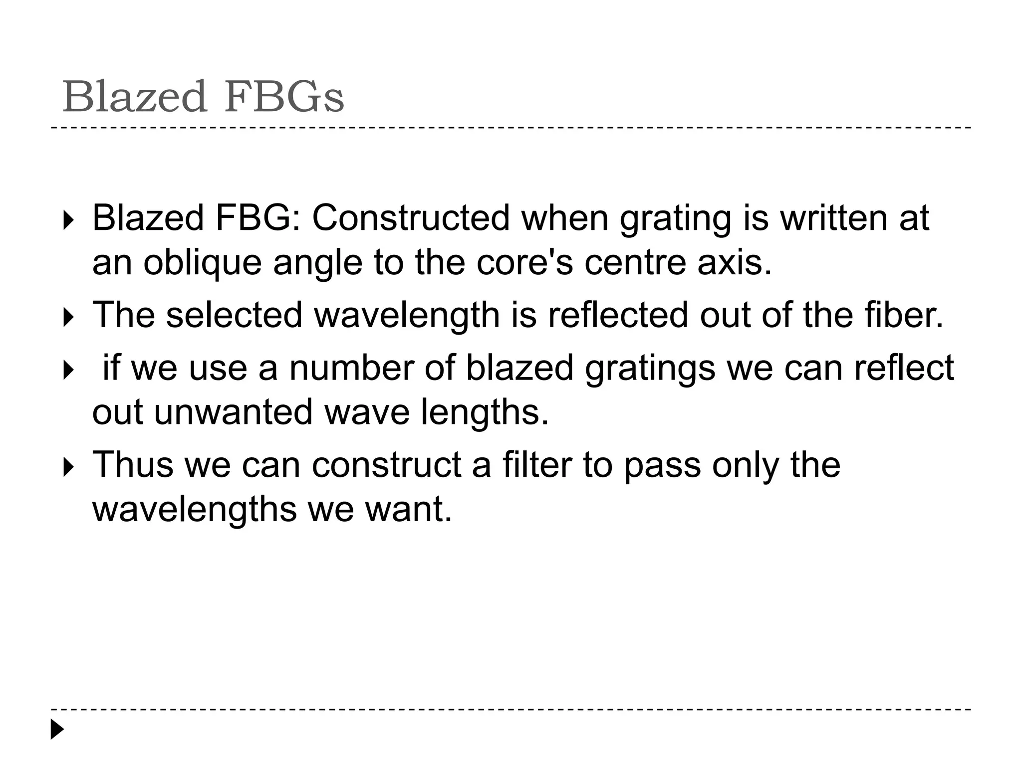 Fiber bragg gratings | PPTX