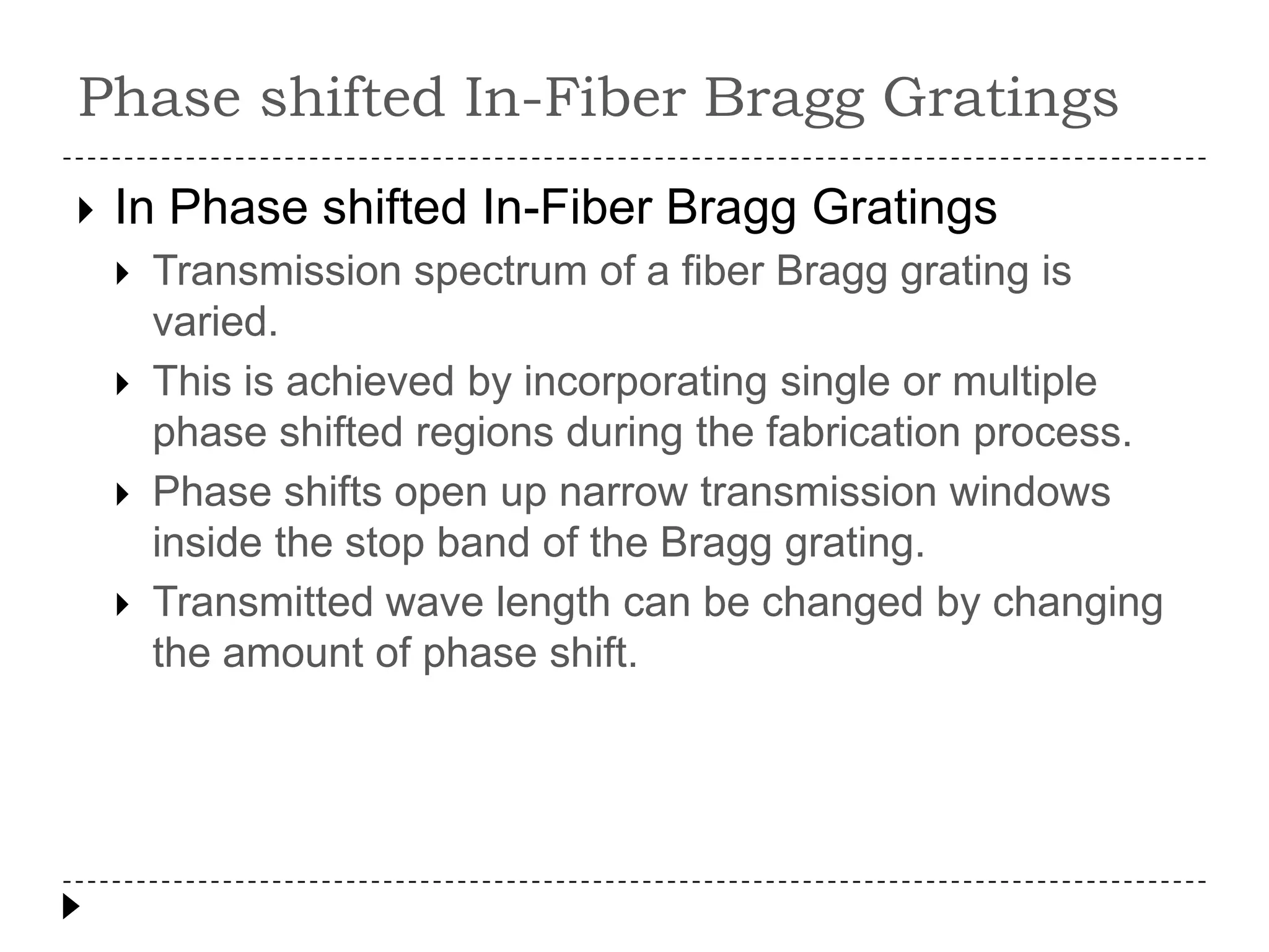Fiber bragg gratings | PPTX
