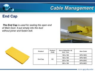 Fiber Cable Ducting System Compare | PPT