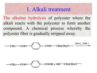 surface modification of polyester fabric | PPTX