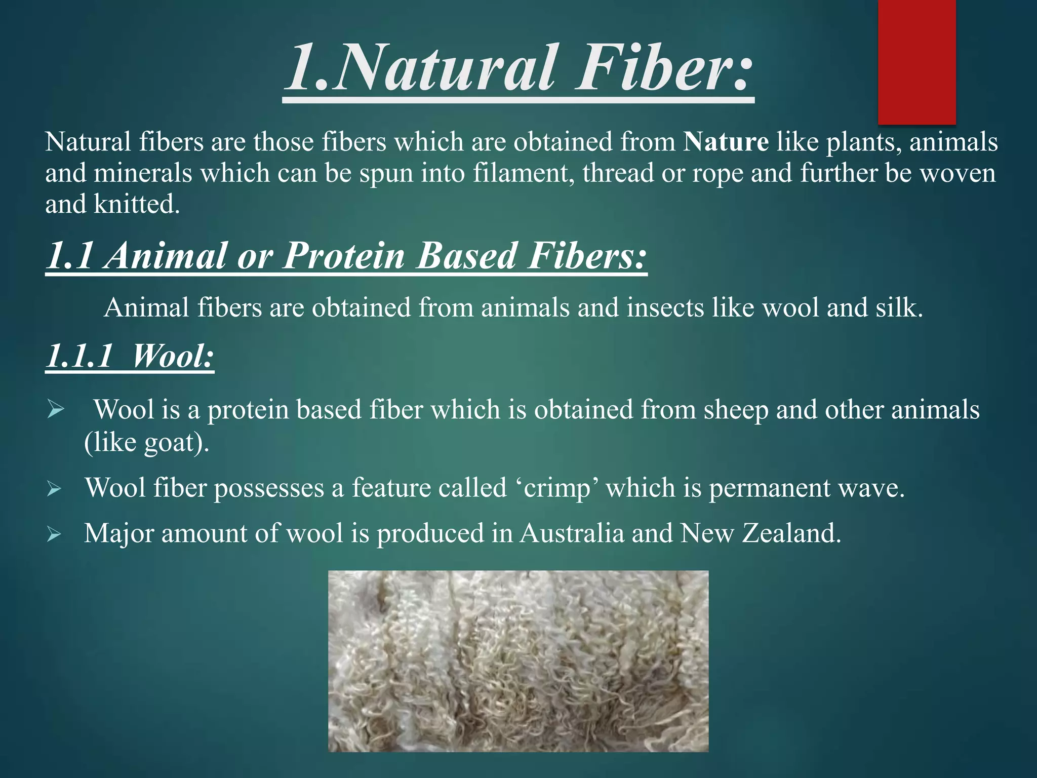 Fiber classification ppt | PPTX