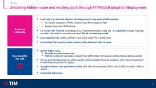 FiberCop and TIM CPD equity lol | PDF | Telecommunications Industry ...