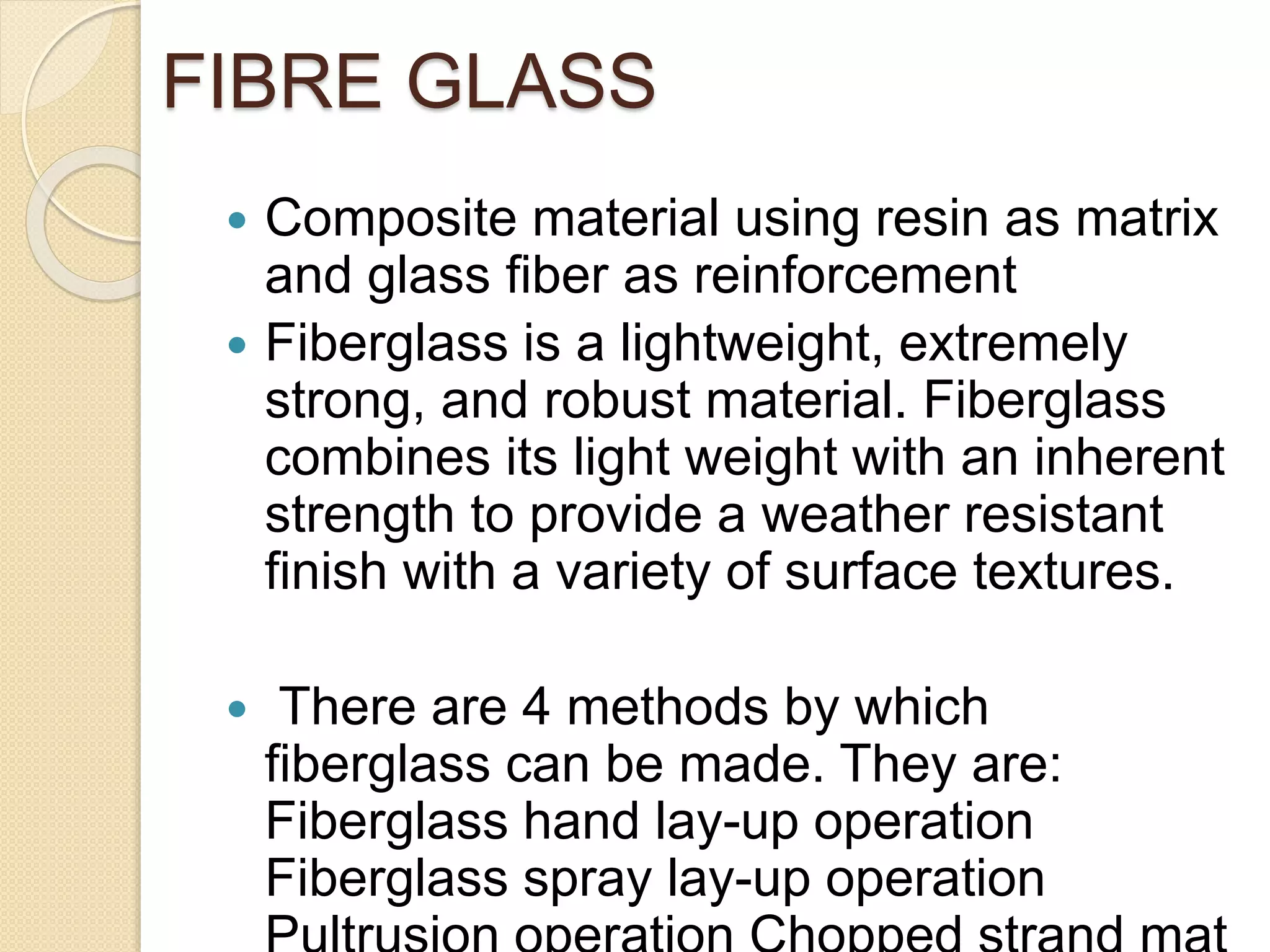 Fiberglass | PPTX