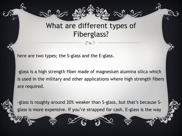 Fiber glass basics | PPT