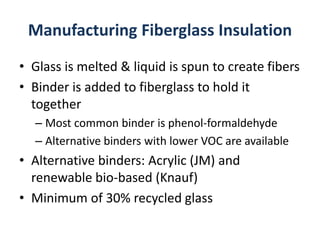 Fiberglass Insulation | PPTX