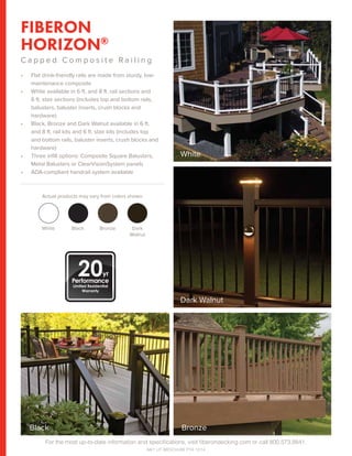 FIBERON PROTECT ADVANTAGE® Capped Composite Decking | PDF