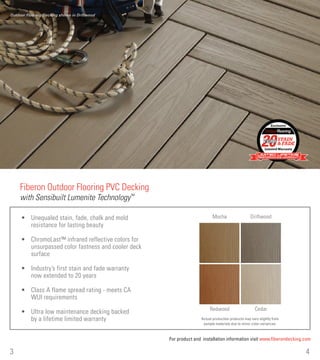 Fiberon decking 2010 all products brochure | PDF