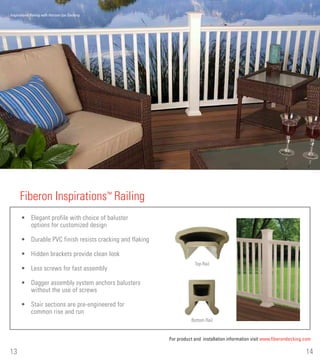 Fiberon decking 2010 all products brochure | PDF
