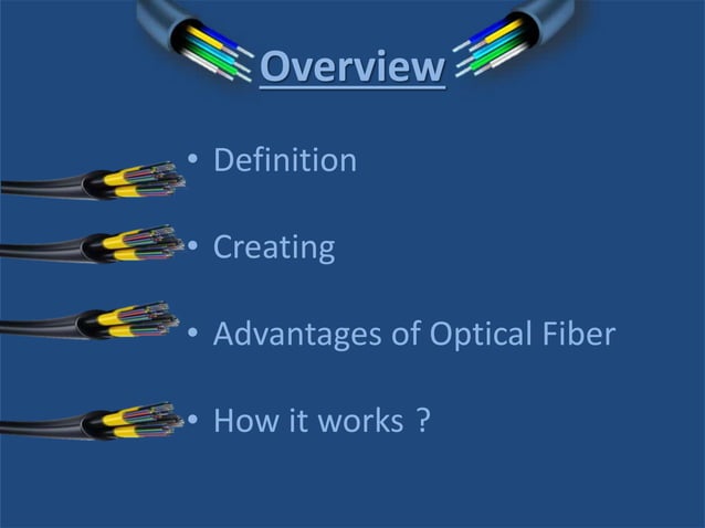 fiber optic.pptx product by Shahang Najmadi | PPTX