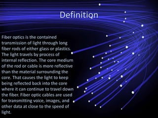fiber optic.pptx product by Shahang Najmadi | PPTX