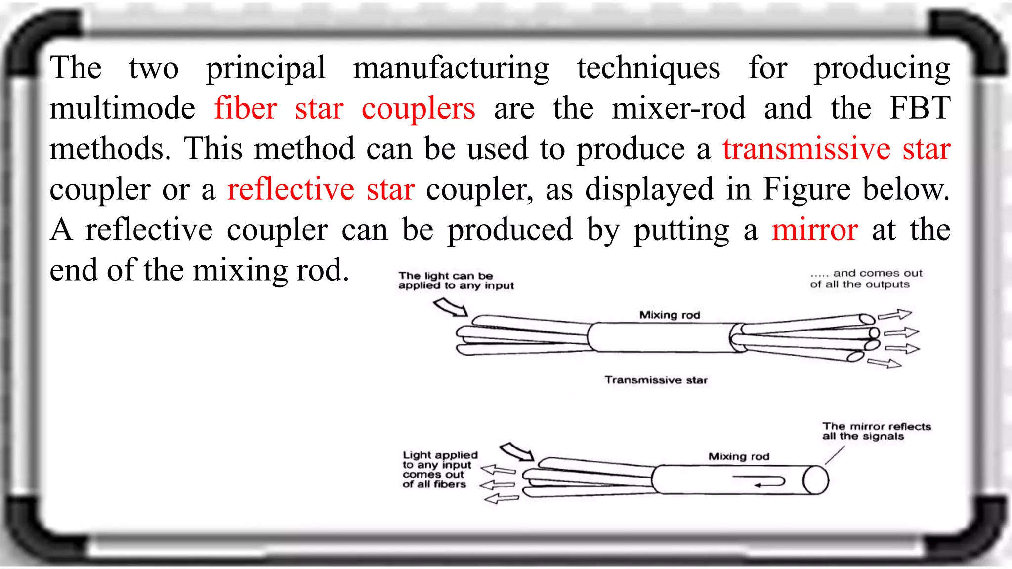 Fiber optical coupler | PPTX