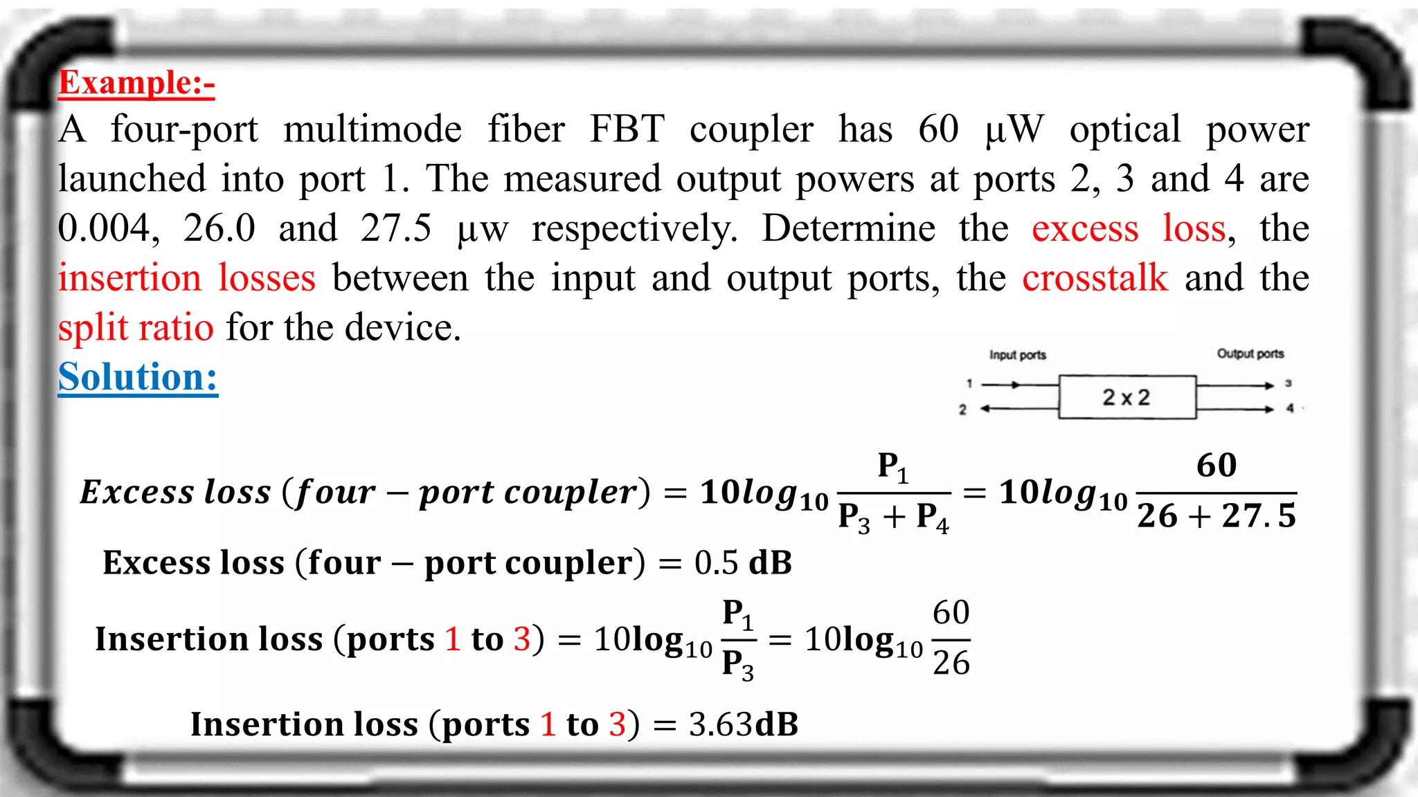 Fiber optical coupler | PPTX