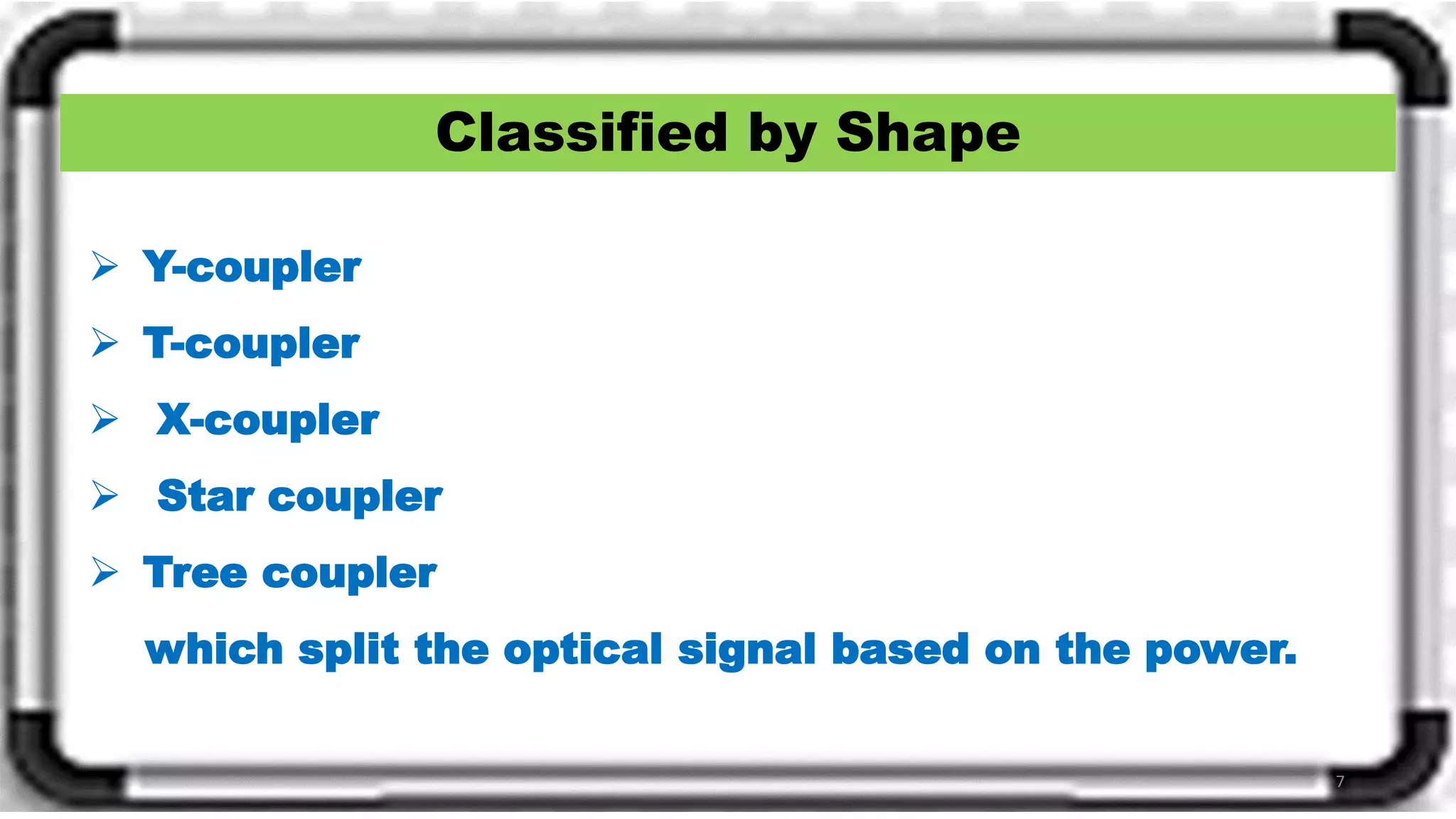 Fiber optical coupler | PPTX