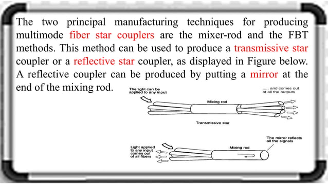 Fiber optical coupler | PPTX | Computer Peripherals | Computing
