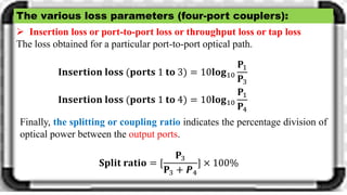 Fiber optical coupler | PPTX