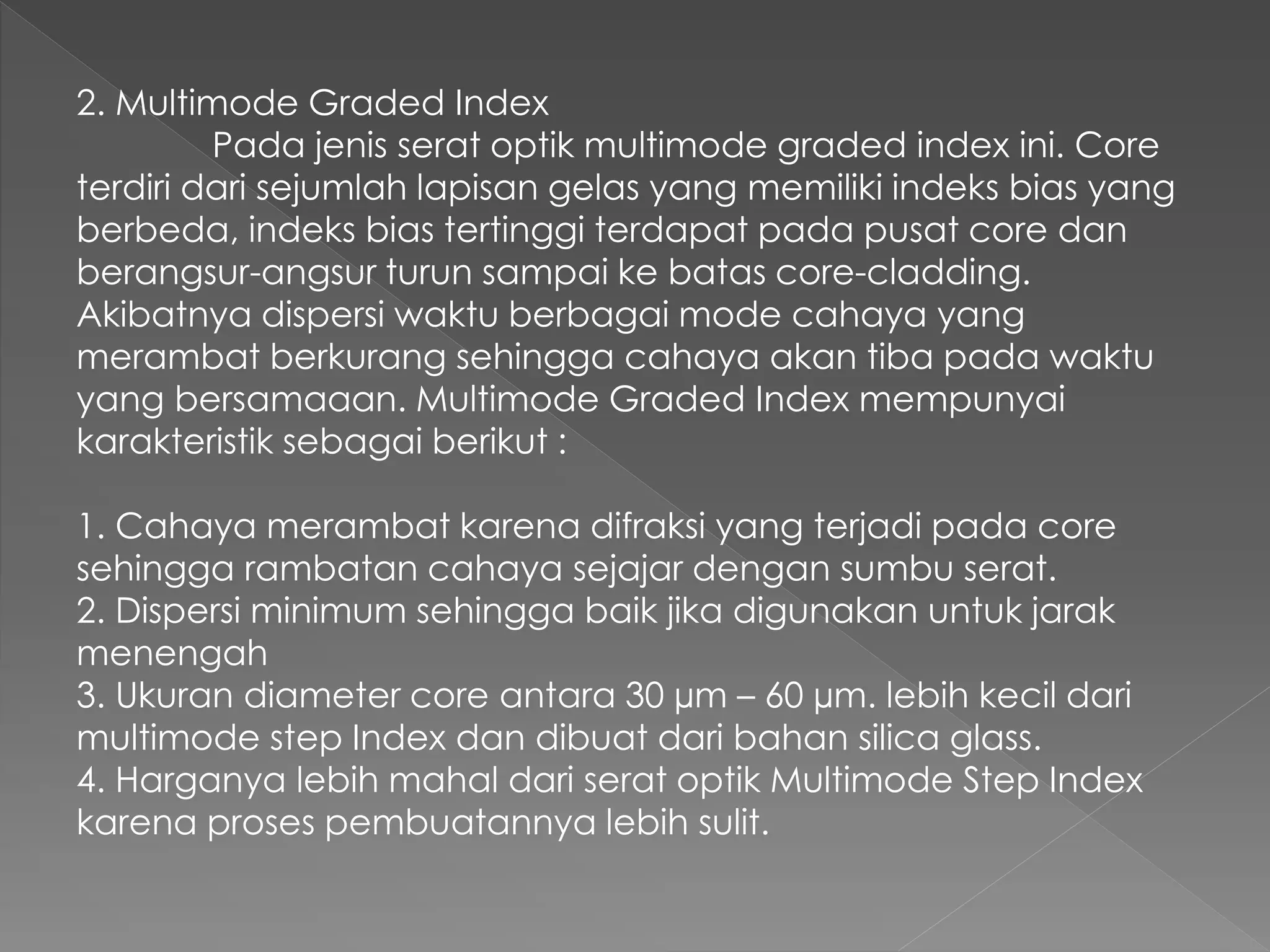 Kabel Fiber Optik | PPTX