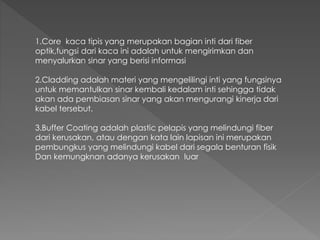 Kabel Fiber Optik | PPTX