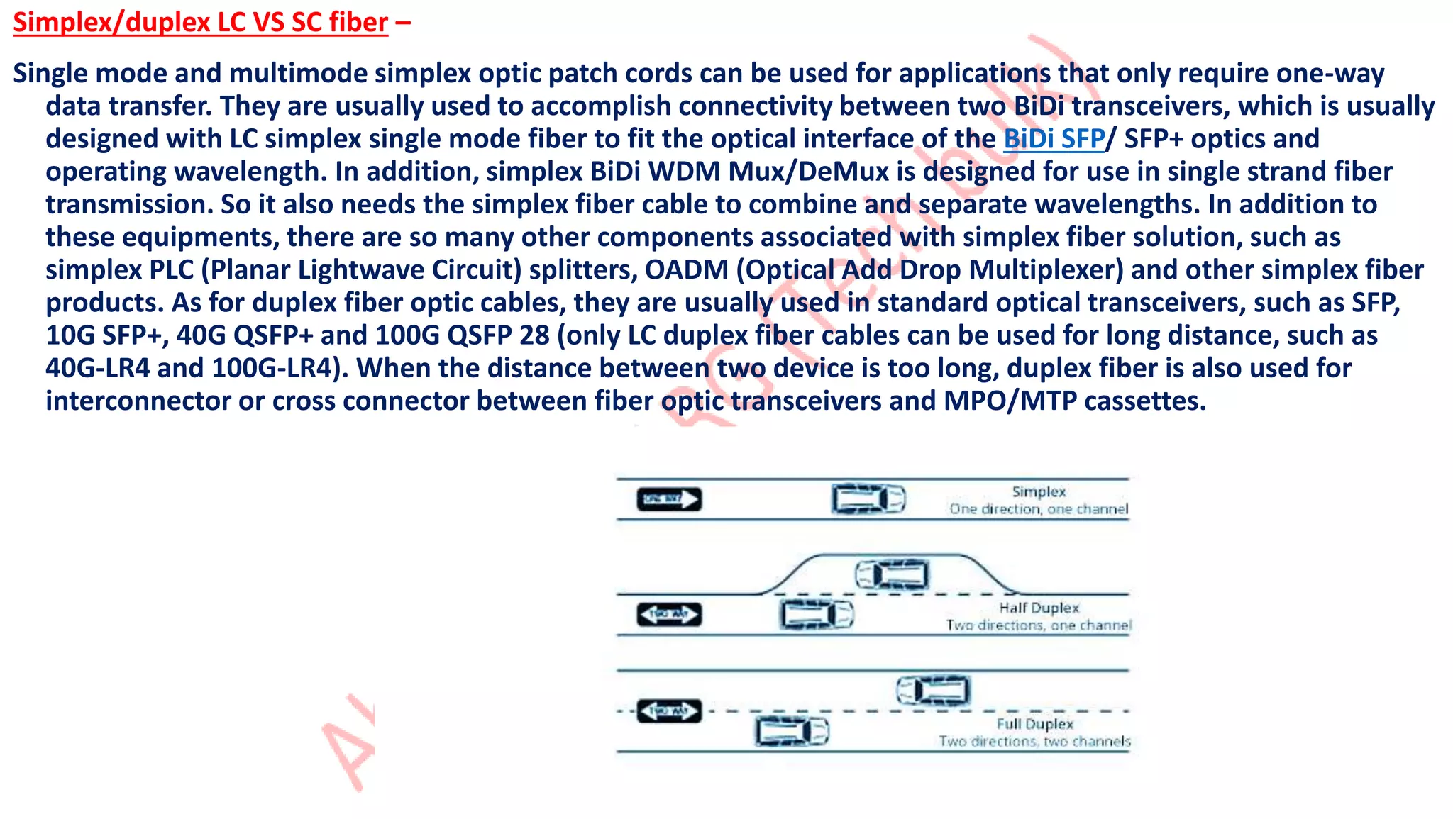 Fiber optic cable and its types including patchcables and connector ...
