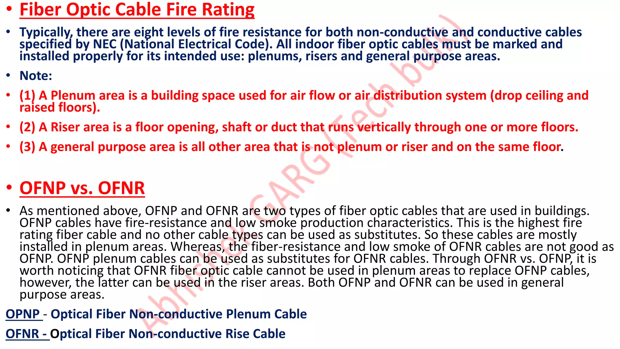 Fiber optic cable and its types including patchcables and connector ...