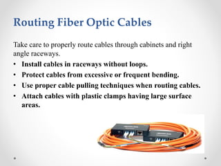 Fiber Optic Cable Installation and Handling Instructions | PPTX