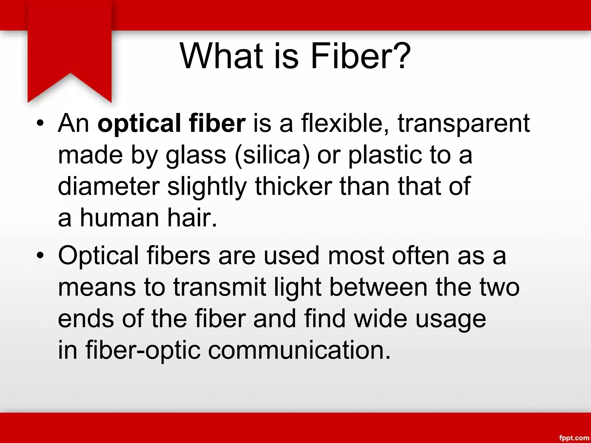 Fiber optic communication | PPT