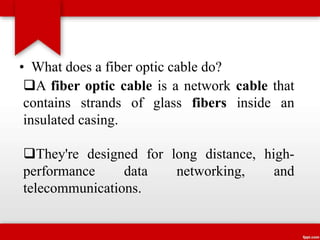 Fiber optic communication | PPT