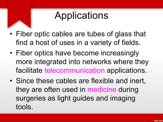 Fiber optic communication | PPT