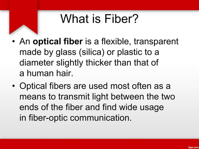 Fiber optic communication | PPT