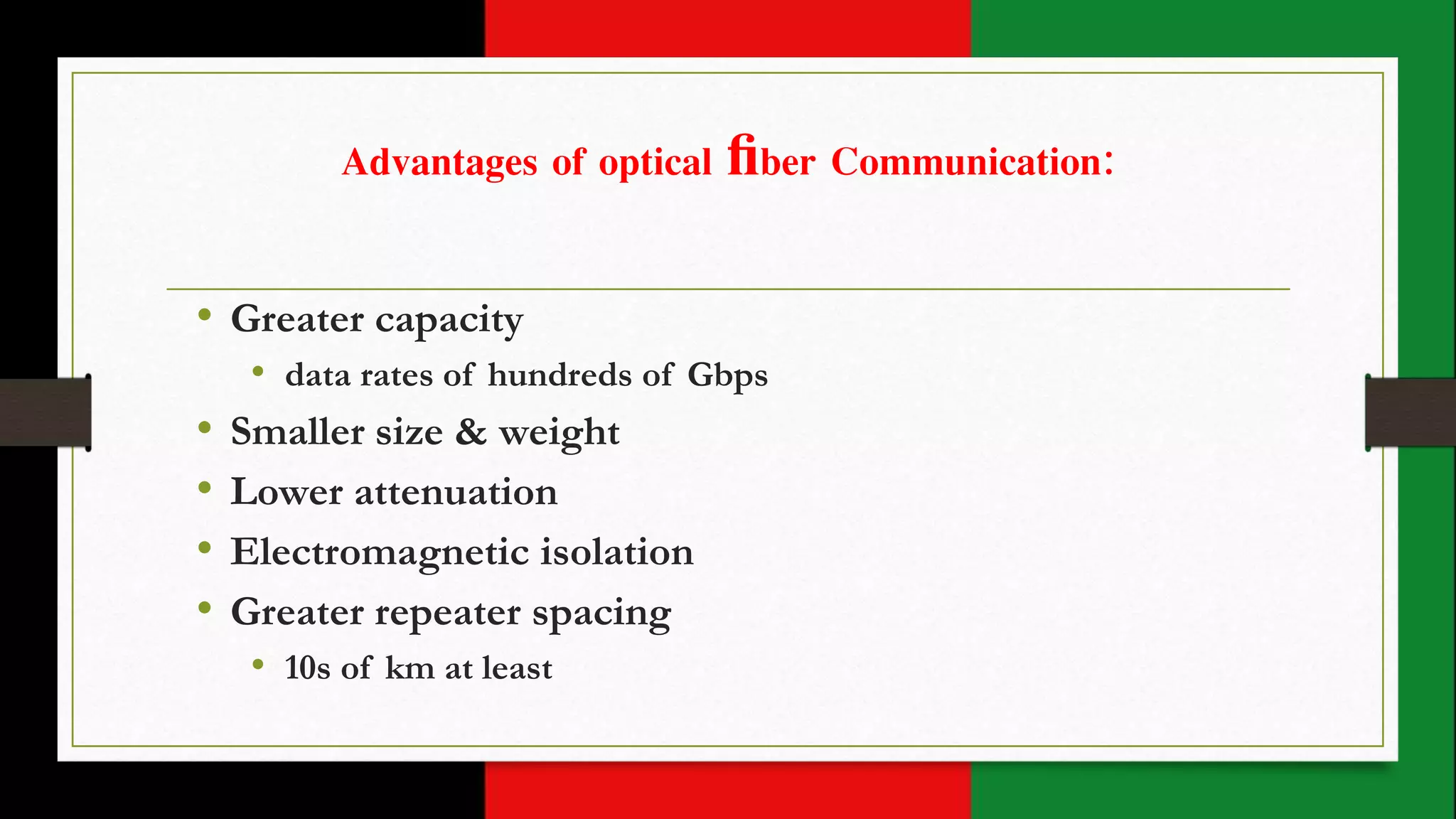 Fiber optic communication | PPTX