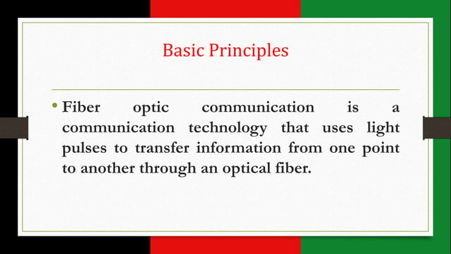 Fiber optic communication | PPT
