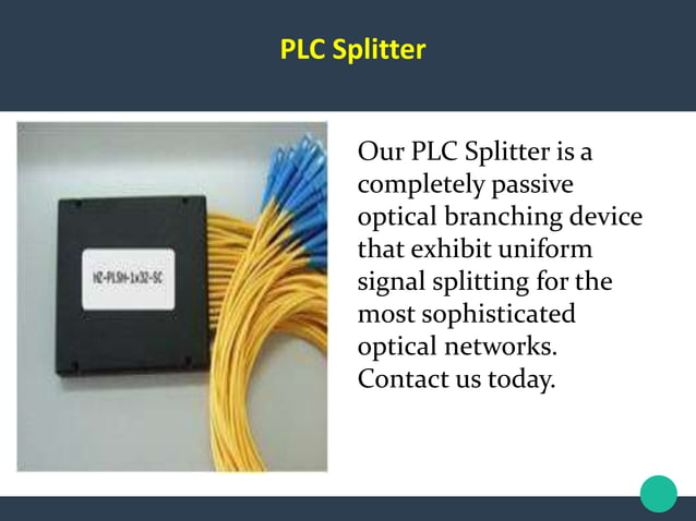Fiber Optic Connector | PPT