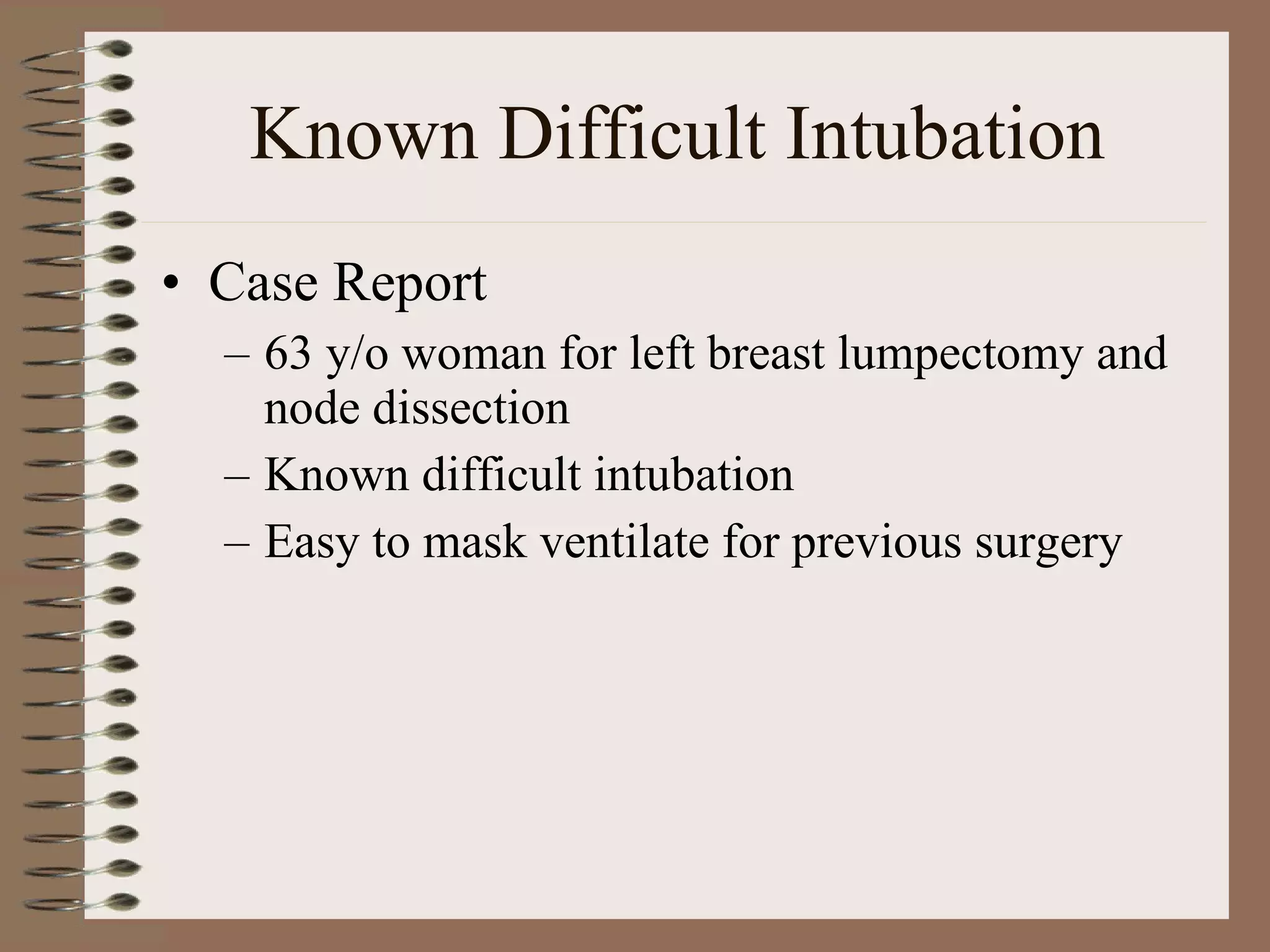 Fiber optic intubation | PPT