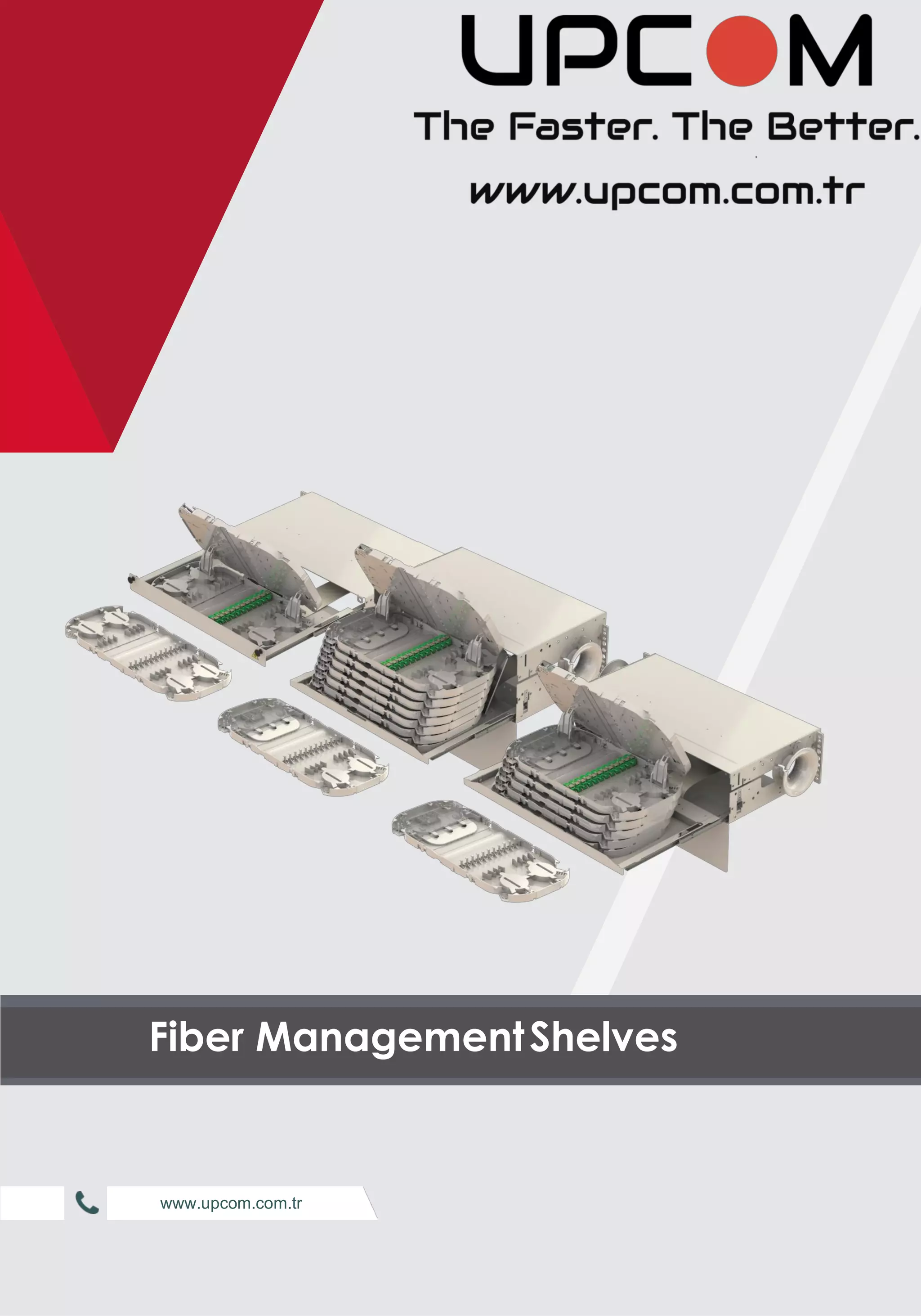 Fiber optic management shelves | PDF