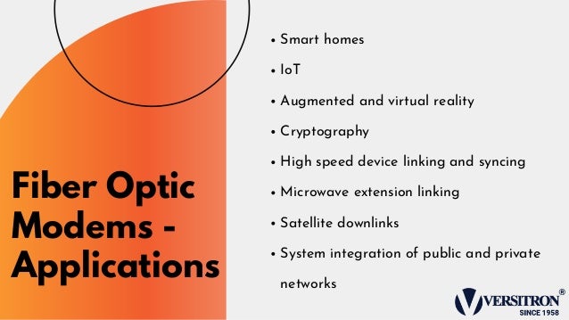 Fiber Optic Modems and Its Working | PPT