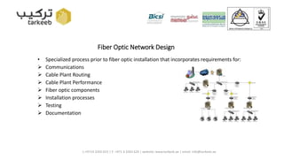 Fiber optic network design | PPTX