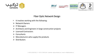 Fiber optic network design | PPTX
