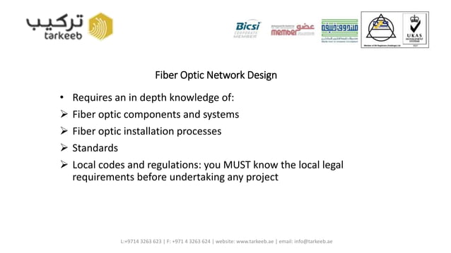 Fiber optic network design | PPTX