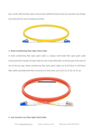 Fiber Optic Patch Cable Here's All You Should Know | PDF | Computer ...