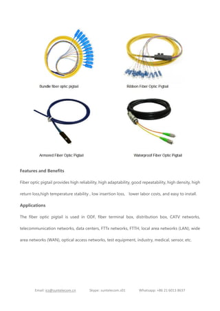 Fiber Optic Pigtail What Is It | PDF