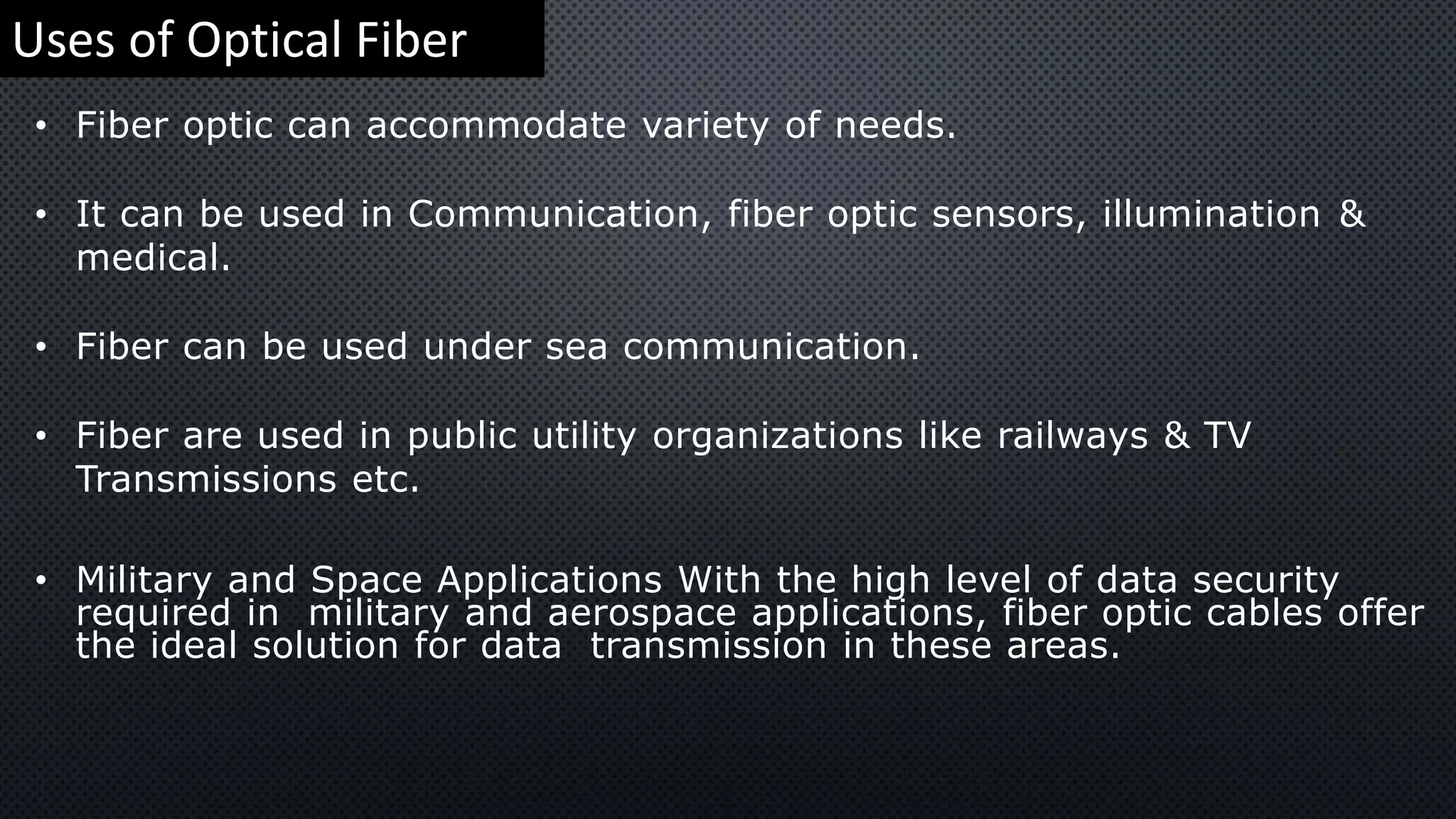 Introduction to Fiber Optics | PPTX